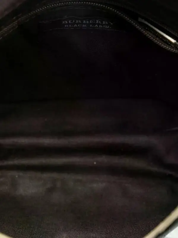 Burberry Nova Check Trimmed Canvas Crossbody Bag