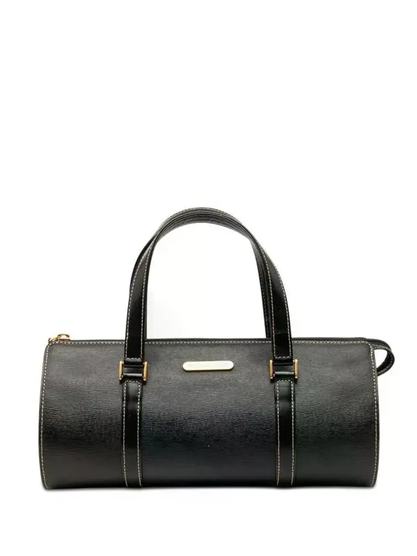 Burberry Leather Cylinder Bag