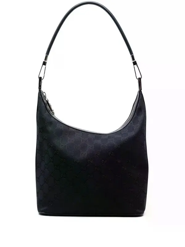 Gucci Gg Canvas Shoulder Bag - Blue