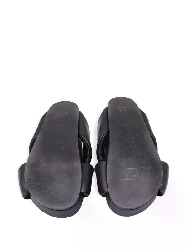 JIL SANDER Padded Cross-strap Flat Sandals