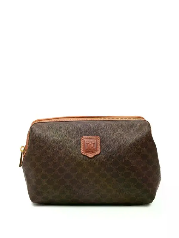 Celine Macadam Coated Canvas Pouch