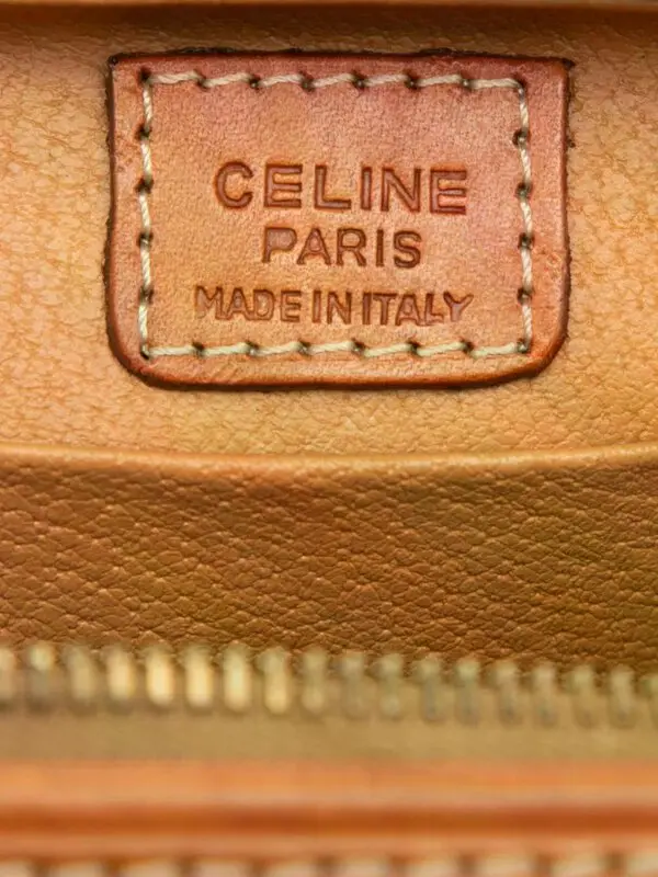 Celine Macadam Coated Canvas Pouch