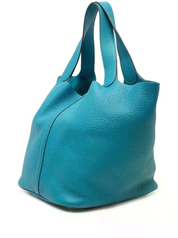 Hermès Clemence Picotin Lock 26 Handbag - Blue