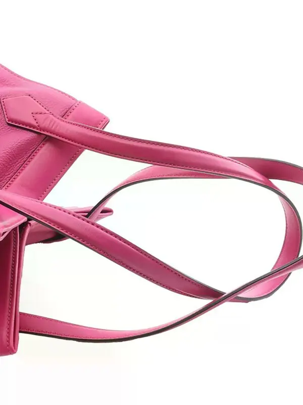 Fendi Leather Origami Tote Bag - Pink