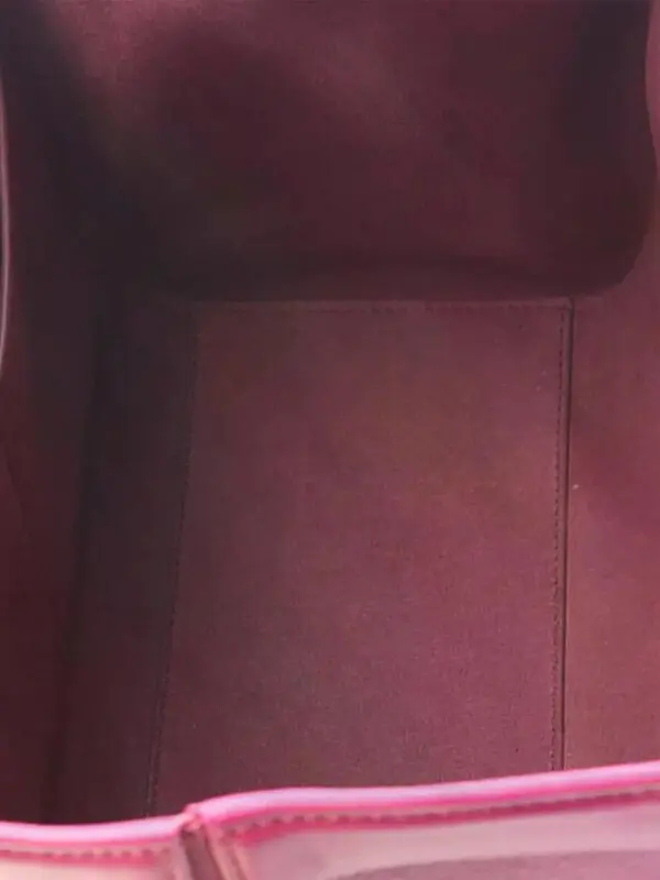 Fendi Leather Origami Tote Bag - Pink
