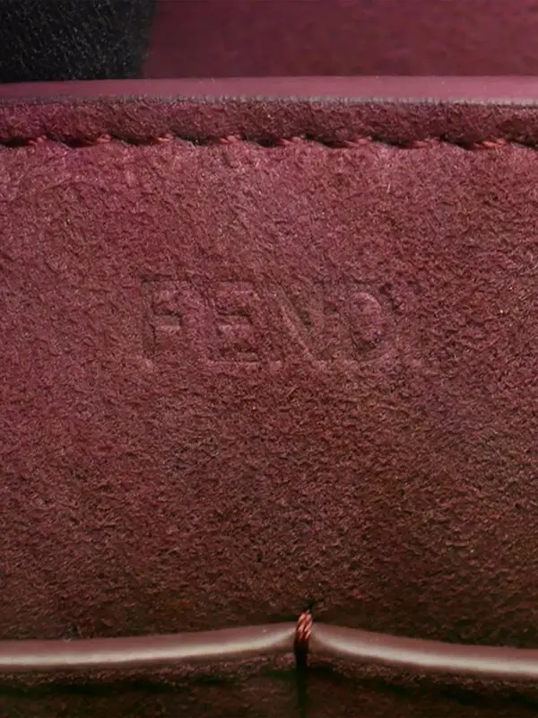 Fendi Leather Origami Tote Bag - Pink