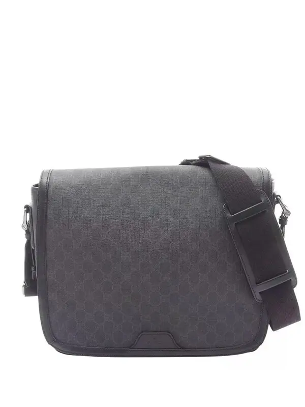 Gucci Gg Supreme Messenger Bag - Black