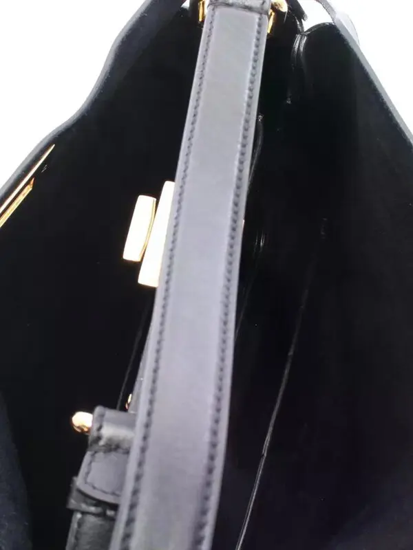 Fendi Iconic Peekaboo Satchel - Black