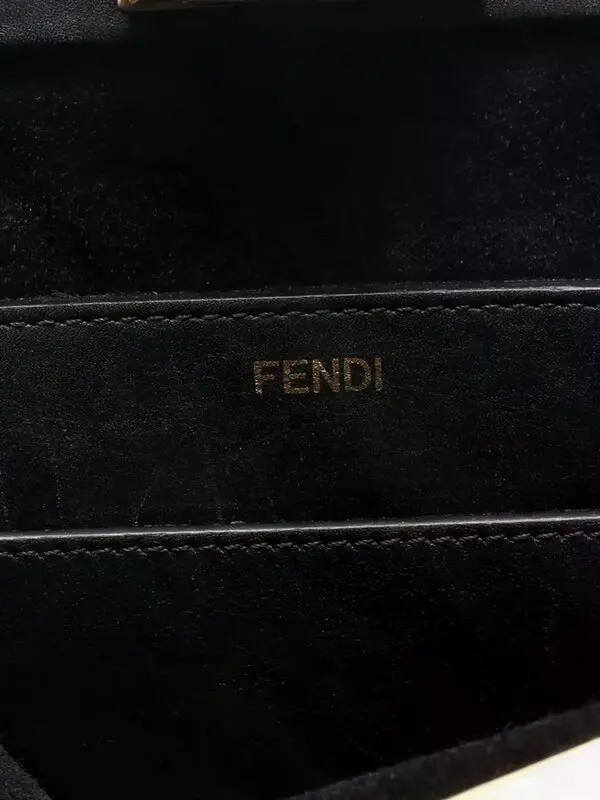 Fendi Iconic Peekaboo Satchel - Black