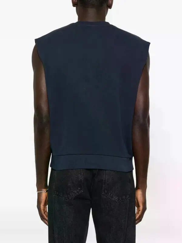 Carrera Eyewear Logo Print Crew Neck Vest