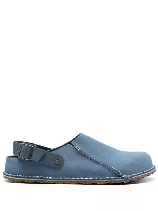 BIRKENSTOCK Suede Clogs With Slingback Strap