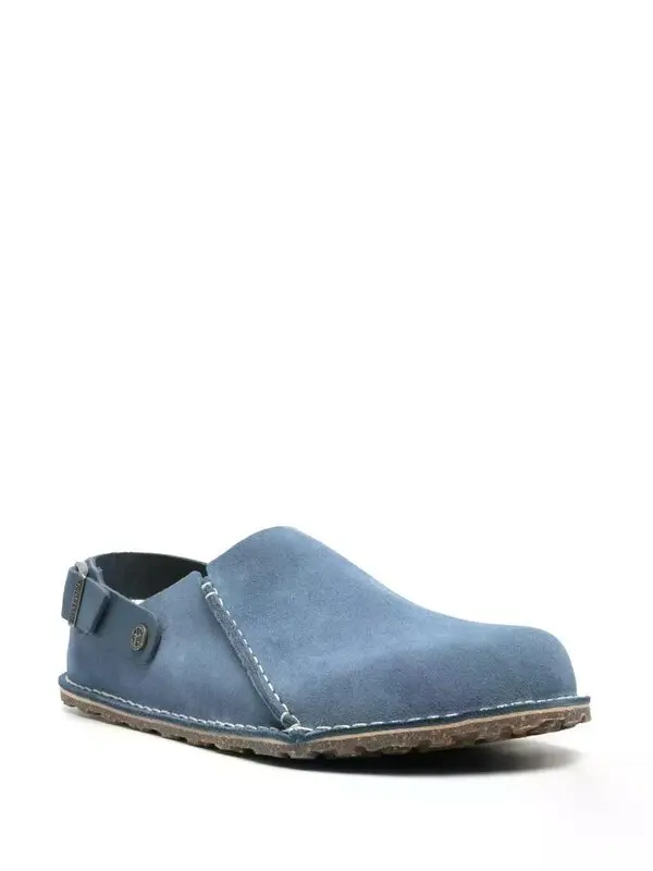 BIRKENSTOCK Suede Clogs With Slingback Strap