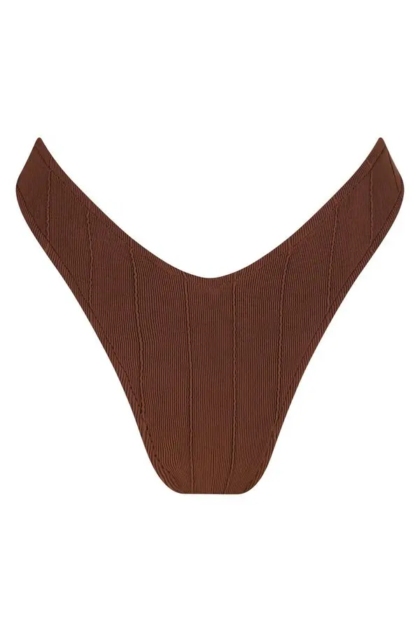 FLOATING SWIM Fira Bottom Crinkle Bikini - Brown