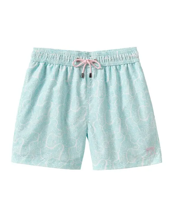 PINK HOUSE Coral Stone Aqua Swim Shorts - Green