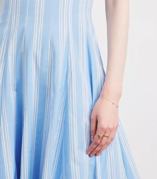 Staud Wells Midi Dress - Blue