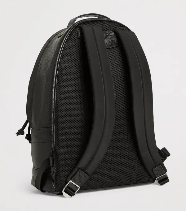 Emporio Armani Textured Leather Backpack