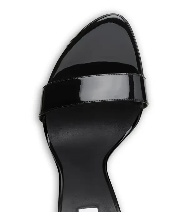 Alaïa Patent Leather Cone Sandals 110 - Clear