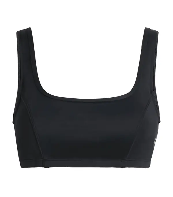 Perfect Moment Logo Sports Bra - Black