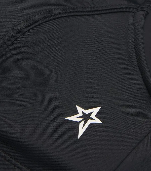 Perfect Moment Logo Sports Bra - Black