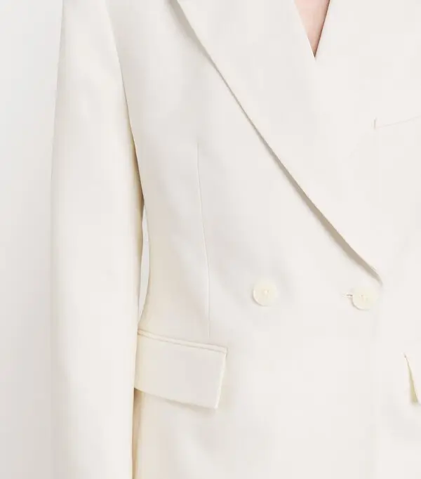 ANINE BING Tiphaine Double-breasted Blazer - Beige