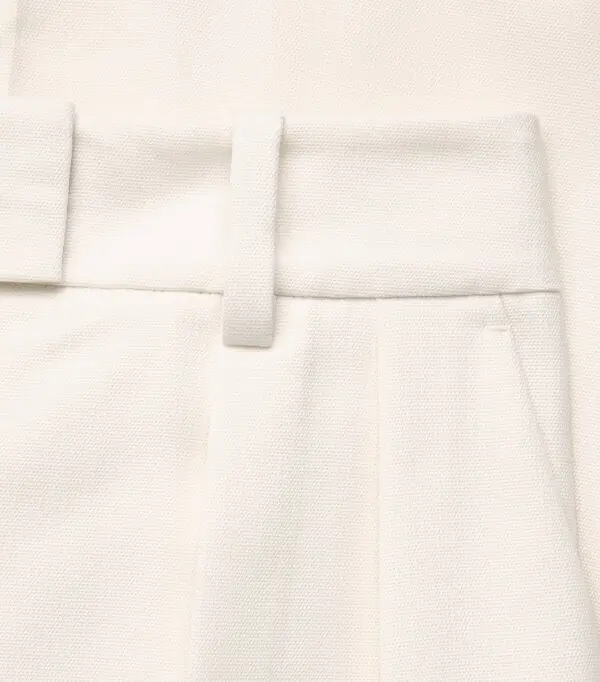 ANINE BING Lou Wide-leg Trousers - Beige