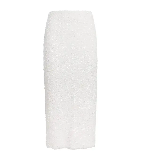 Adam Lippes Sequined Midi Skirt