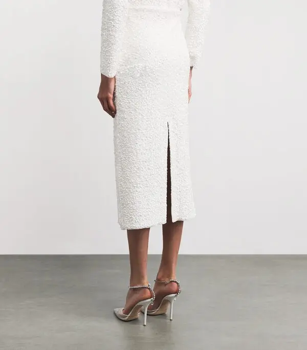 Adam Lippes Sequined Midi Skirt