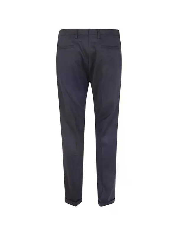 Paul Smith Pressed-crease Turn-up Trousers - Grey