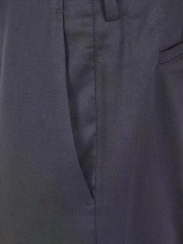 Paul Smith Pressed-crease Turn-up Trousers - Grey