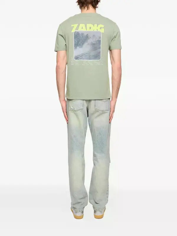 Zadig&Voltaire Tommy Short-sleeves T-shirt - Green