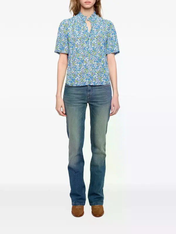 Zadig&Voltaire Topher Floral-print Blouse