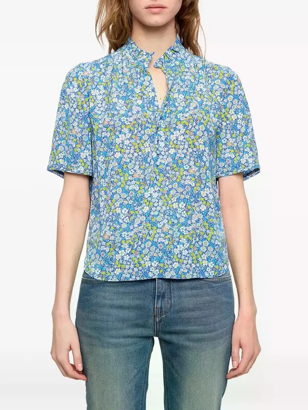 Zadig&Voltaire Topher Floral-print Blouse
