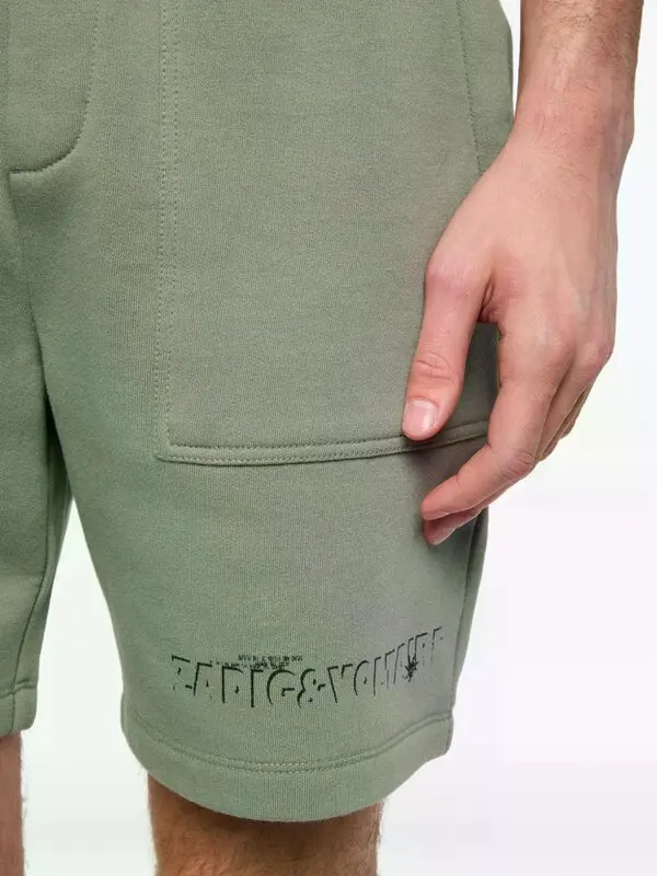 Zadig&Voltaire Logo-print Drawstring Shorts - Green