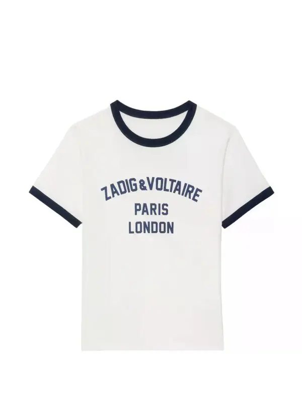 Zadig&Voltaire Logo Print T-shirt - Neutrals