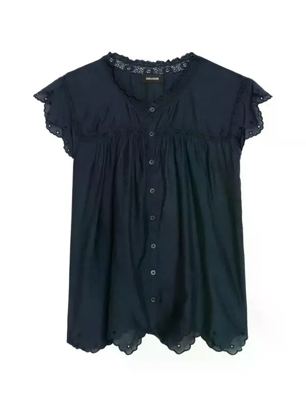 Zadig&Voltaire Tika Tomboy Blouse - Blue