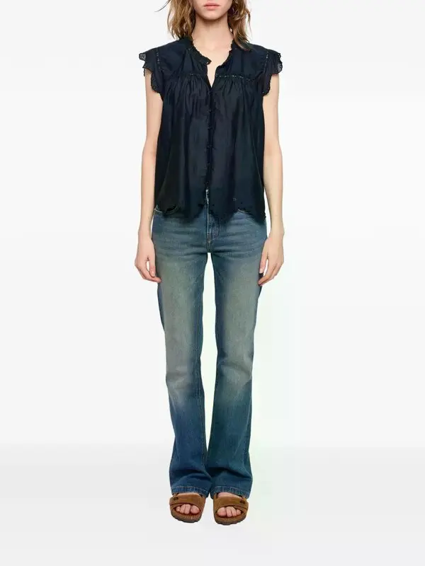 Zadig&Voltaire Tika Tomboy Blouse - Blue