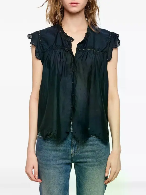 Zadig&Voltaire Tika Tomboy Blouse - Blue