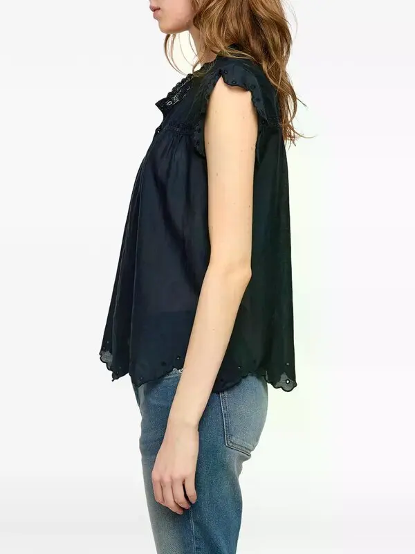 Zadig&Voltaire Tika Tomboy Blouse - Blue