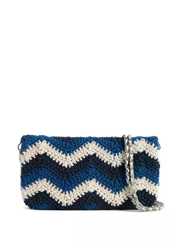 Zadig&Voltaire Rock Crochet Clutch - Blue