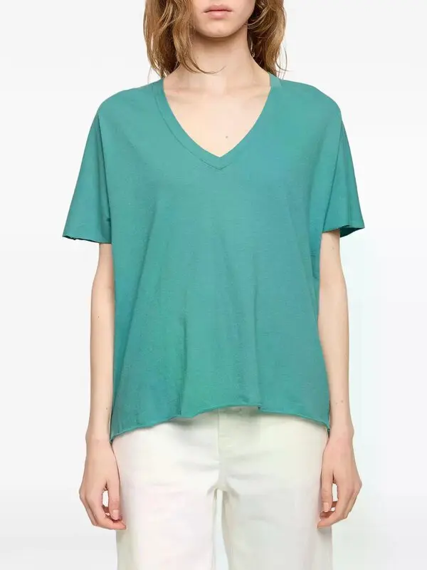 Zadig&Voltaire Tommer V-neck Short Sleeve T-shirt