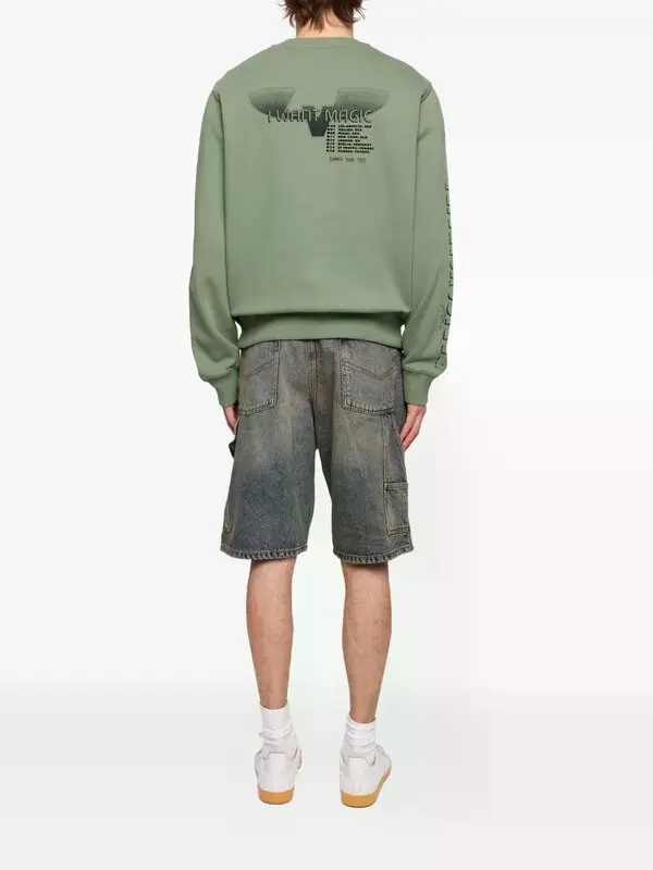 Zadig&Voltaire Aime Crew Neck Long Sleeve Sweatshirt - Green