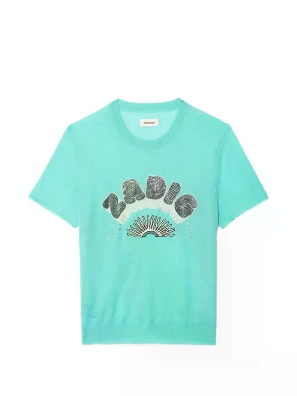 Zadig&Voltaire Short Sleeve Crewneck T-shirt - Blue
