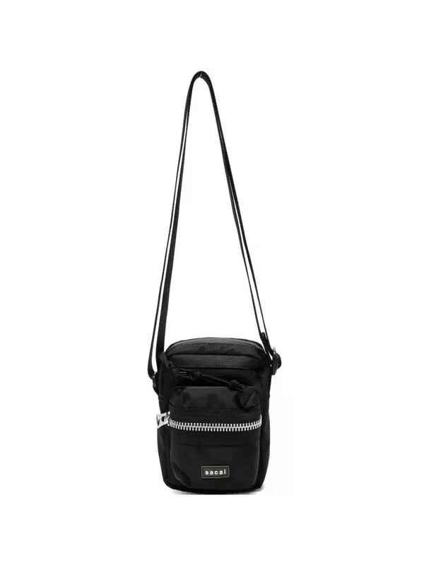 Sacai Multi-pocket Messenger Bag - Black