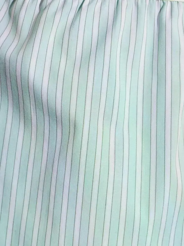 TOM FORD Striped Cotton Boxers - Green