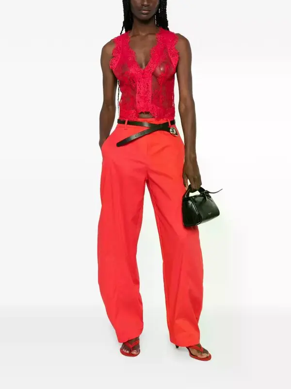 Pinko Wide-leg Tailored Trousers