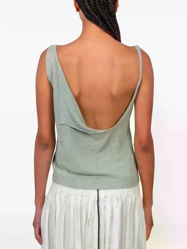 Paloma Wool Draped-back Wool Sweater
