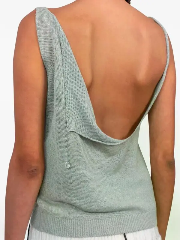 Paloma Wool Draped-back Wool Sweater
