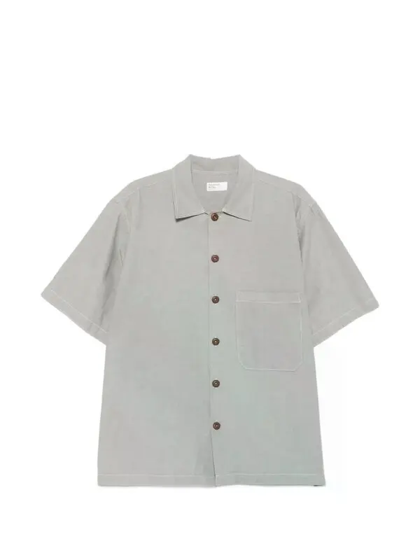 Universal Works Short-sleeved Chest-pocket Shirt - Grey