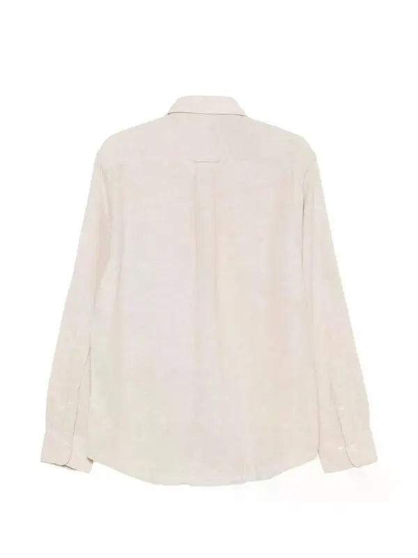 Gant Buttoned Chest-pocket Shirt - Neutrals