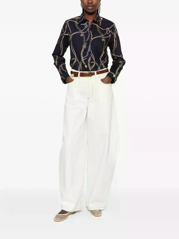 Gant Chain Print Long Sleeved Shirt